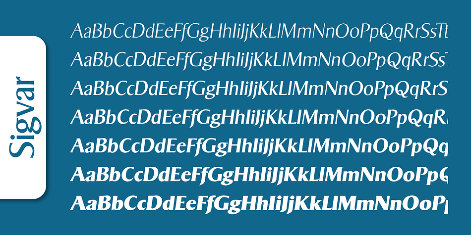 Sigvar Serial Font