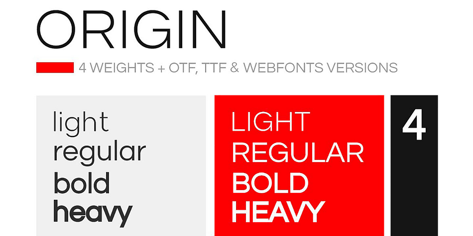 ORIGIN Font