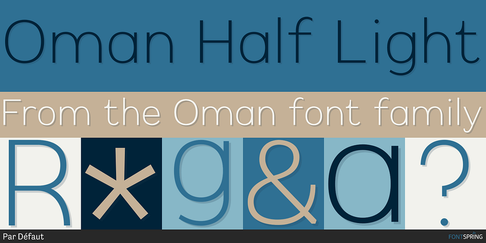Oman Half Light Font