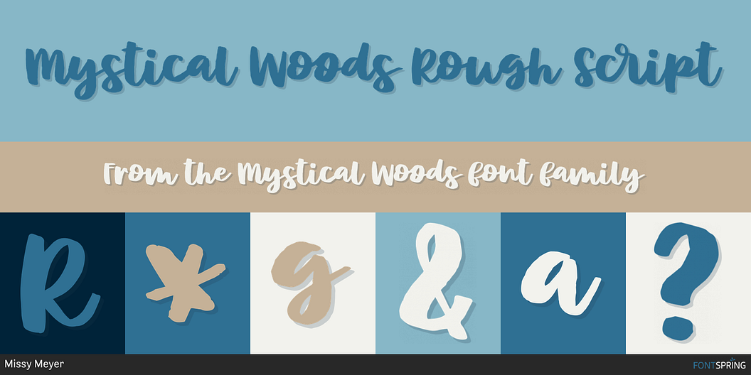 Fonts similar to Mystical Woods