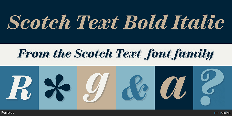 Scotch Font