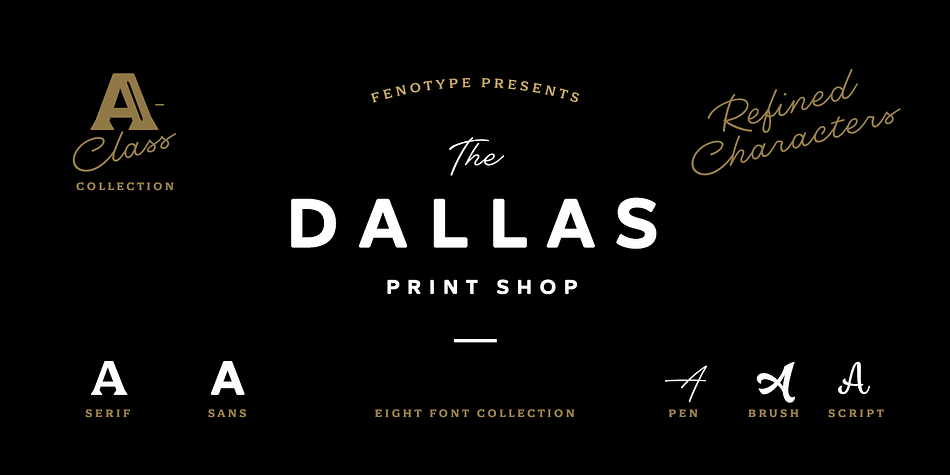 Dallas Print Shop Font