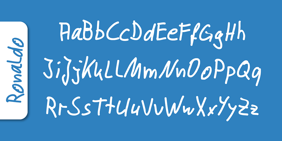 Ronaldo Handwriting Font