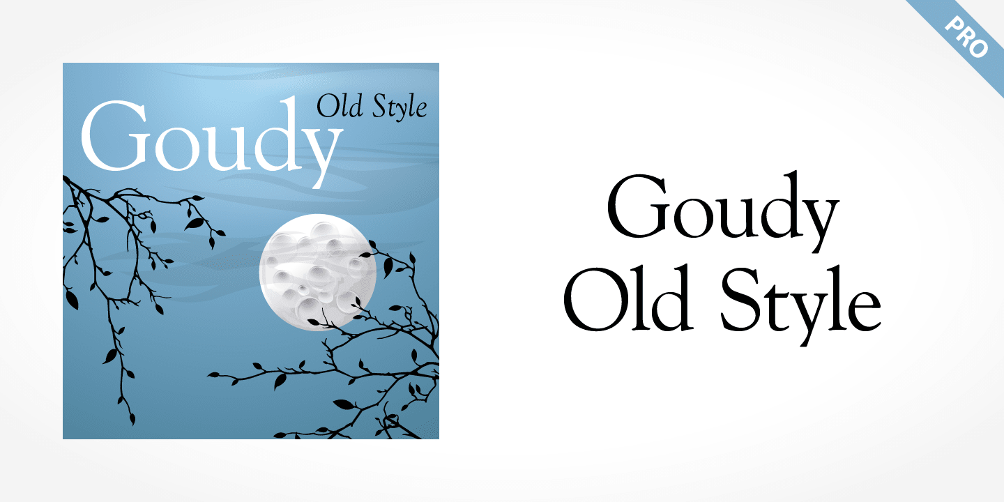 Goudy Old Style Pro Font