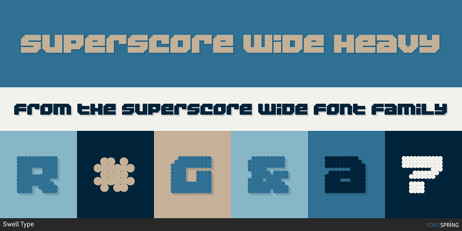 Superscore Wide Heavy Font