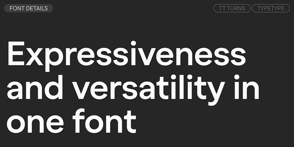 TT Turns Font