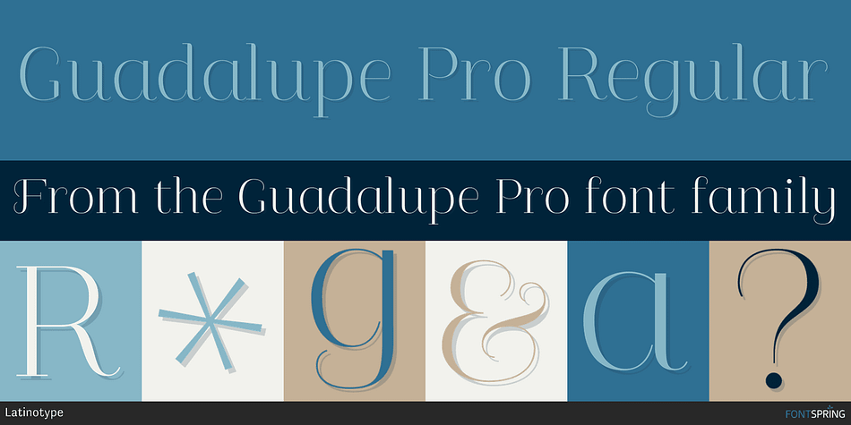 Guadalupe Pro Font