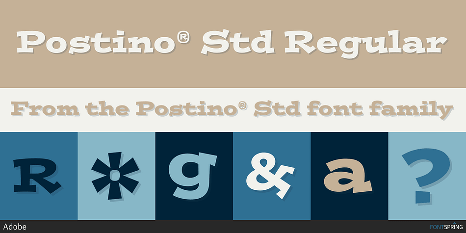 Postino® Std Font | Fontspring