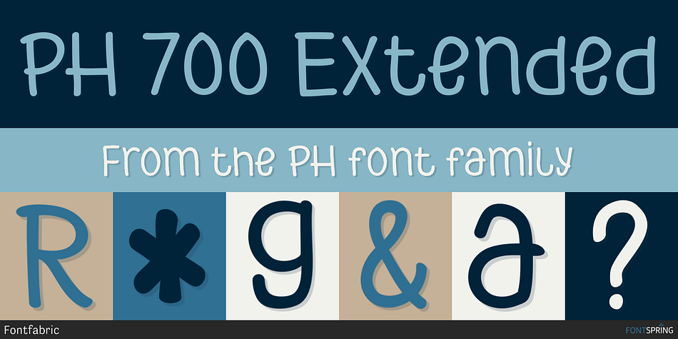 PH 700 Extended Font