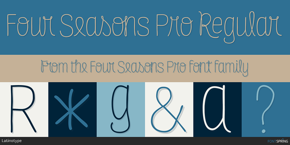 Four Seasons Pro Regular Font