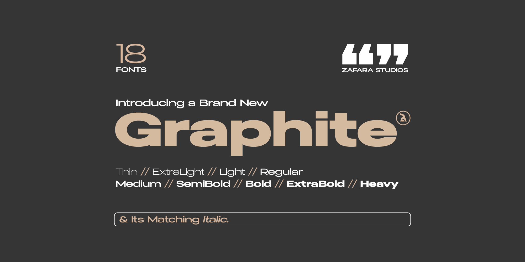 Graphite Font