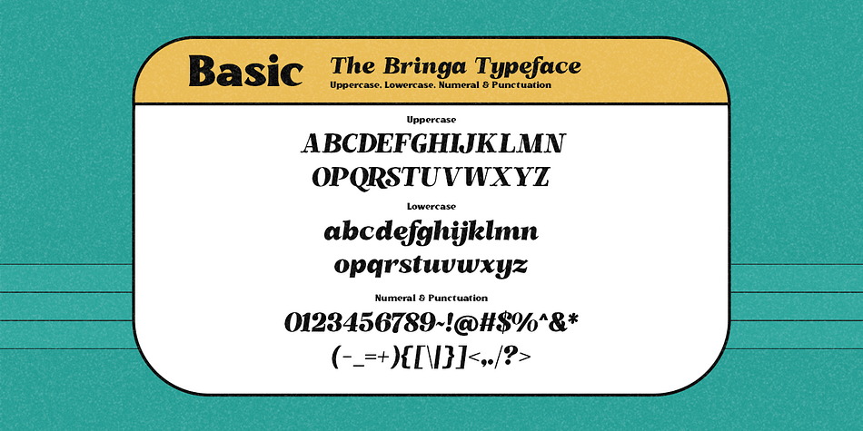 The Bringa Font