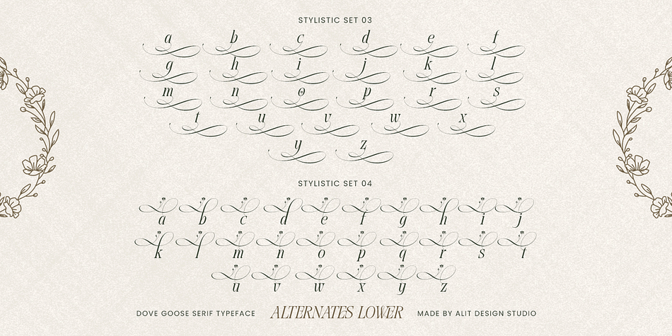 Dove and Goose Font