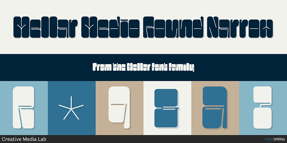Mellar Medio Round Narrow Font