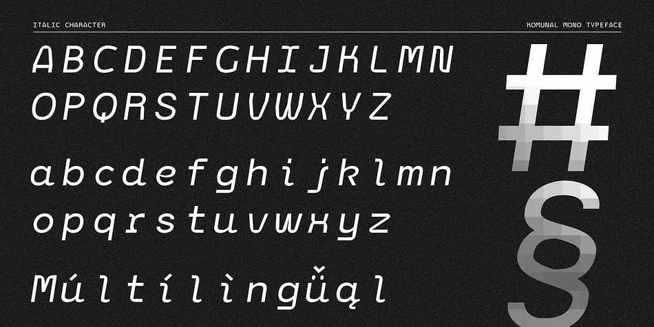 Komunal Mono Font
