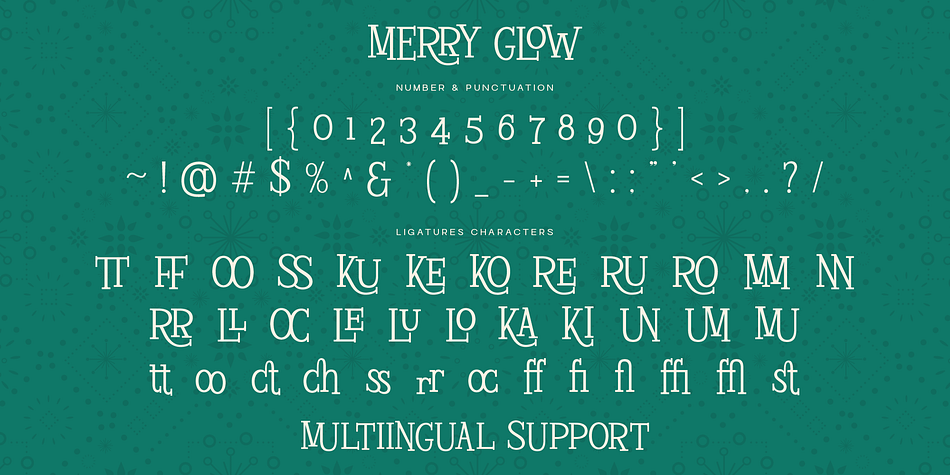Merry Glow Font