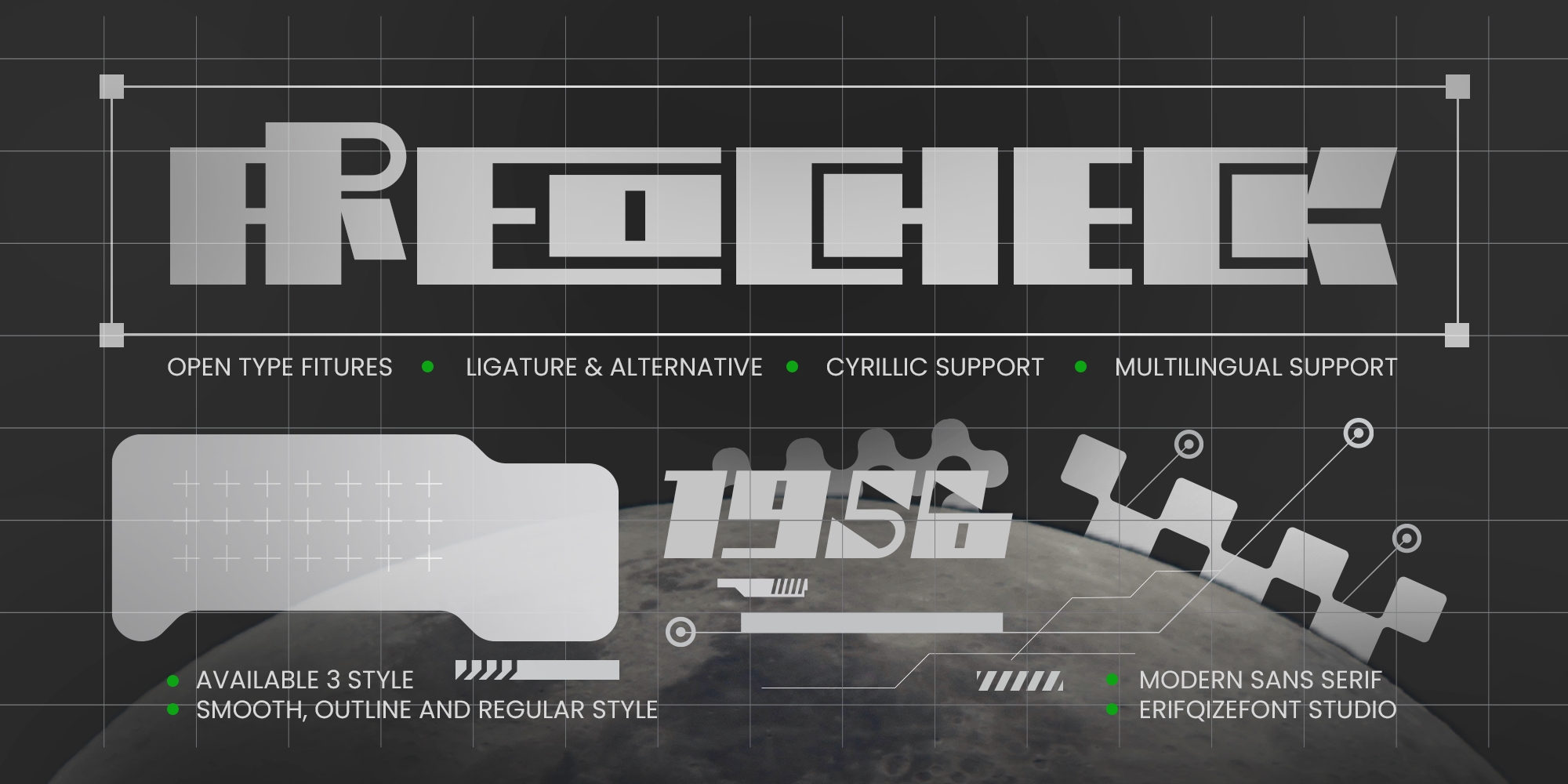 Areocheck Font