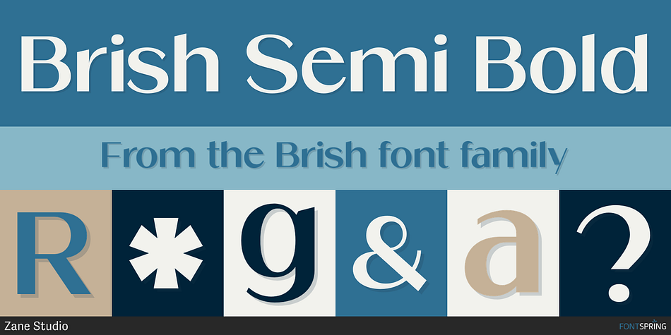 Brish Semi Bold Font