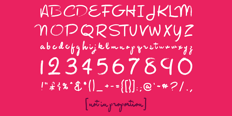 Rough Brush Script Font