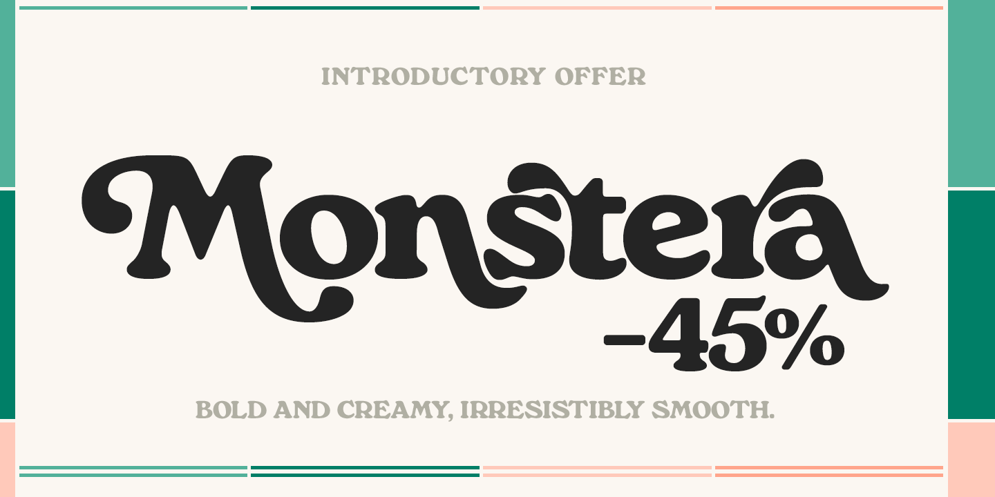 Monstera Black Font