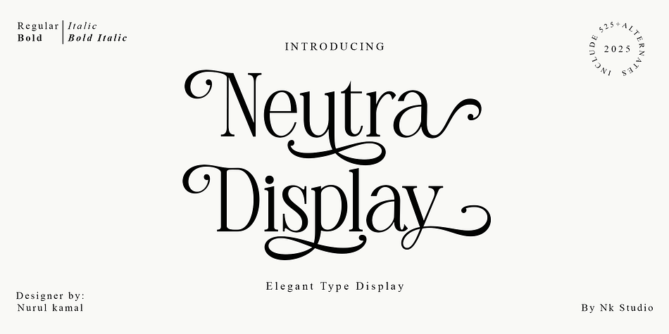Neutra Display Font