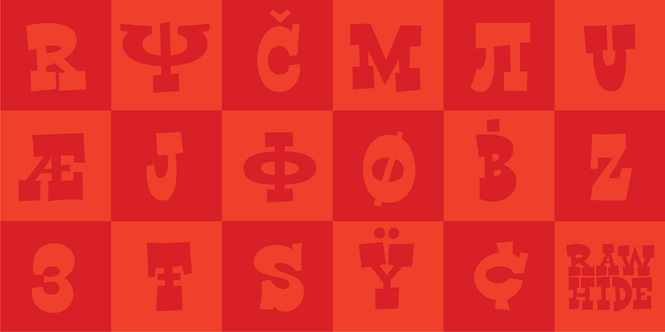 Rawhide Pro Font