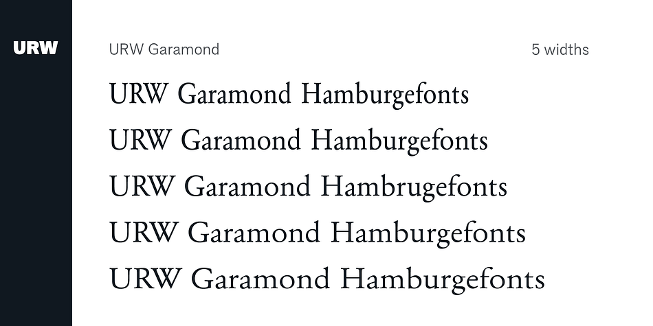 URW Garamond Font