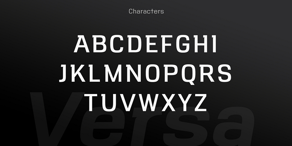 VersaBlock Pro Font