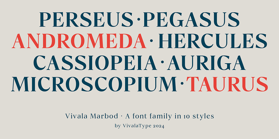 Vivala Marbod Font