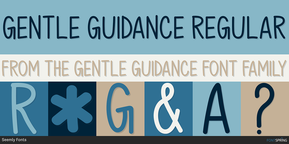 Gentle Guidance Regular Font