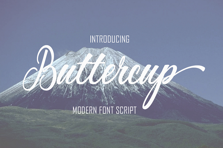 Buttercup Script Font