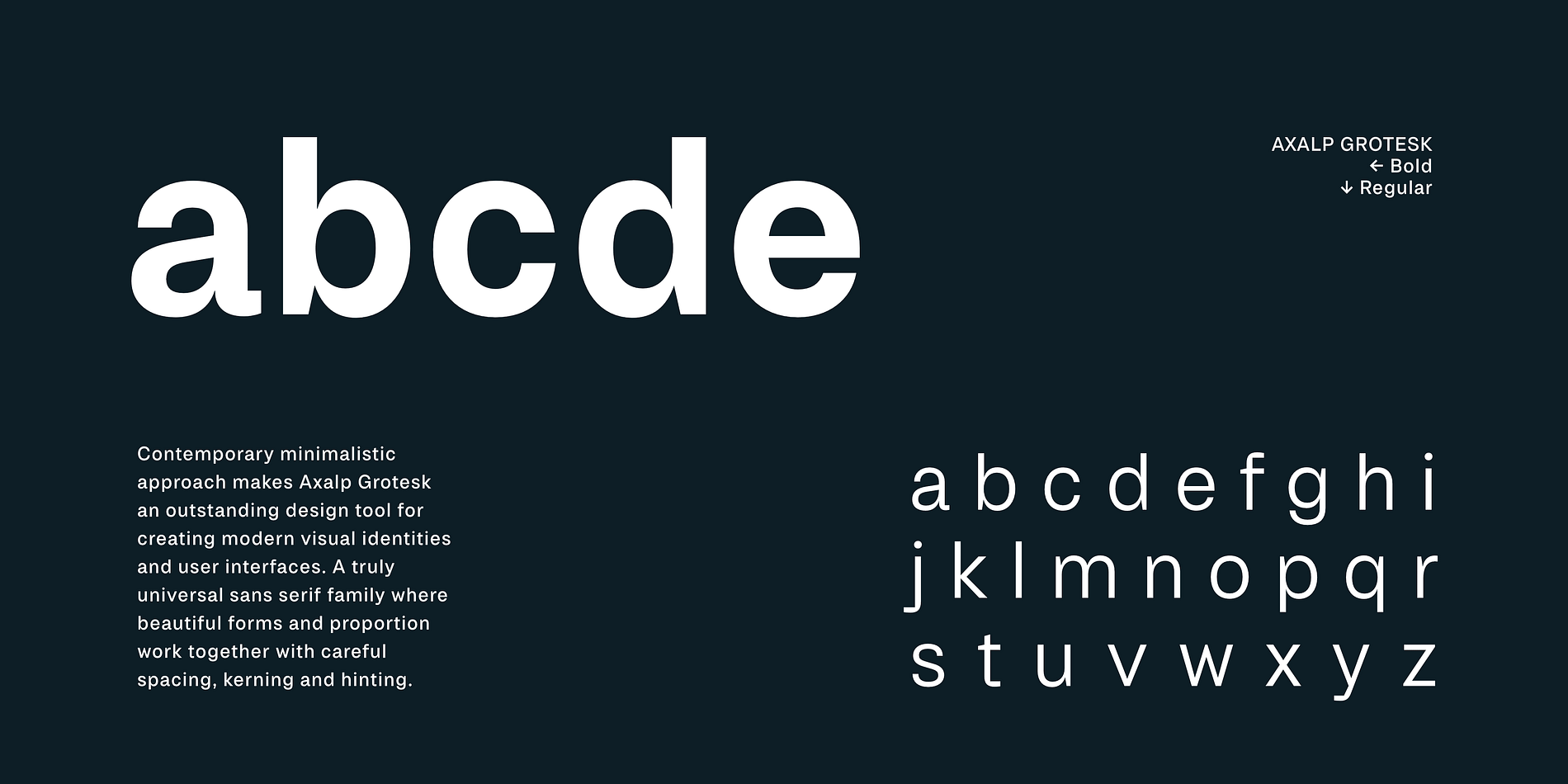 Axalp Grotesk Font