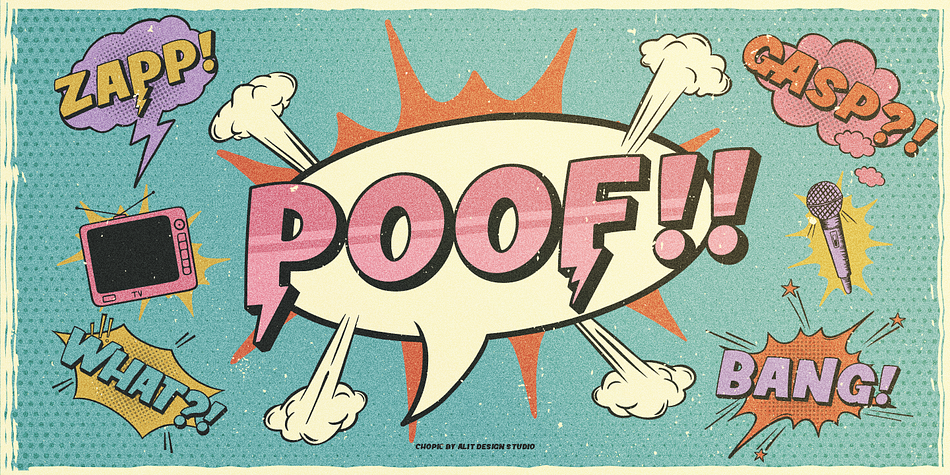 CHOPIC Comic Typeface Font