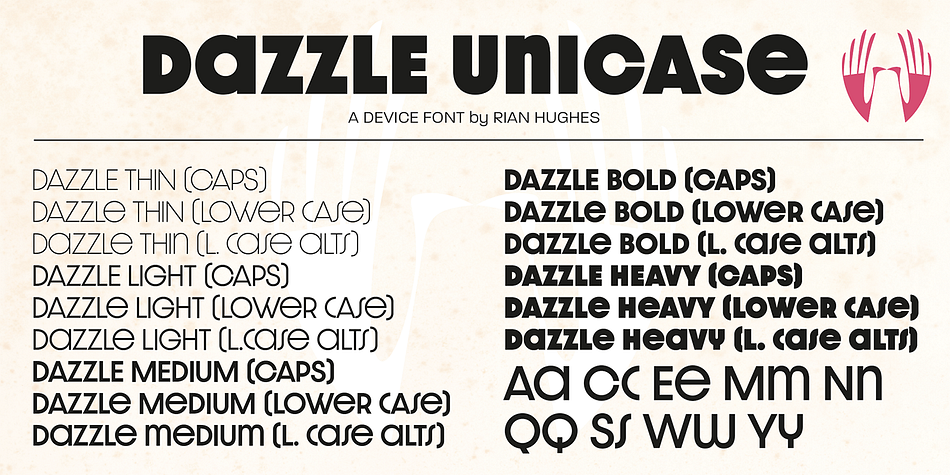 Dazzle Unicase Font