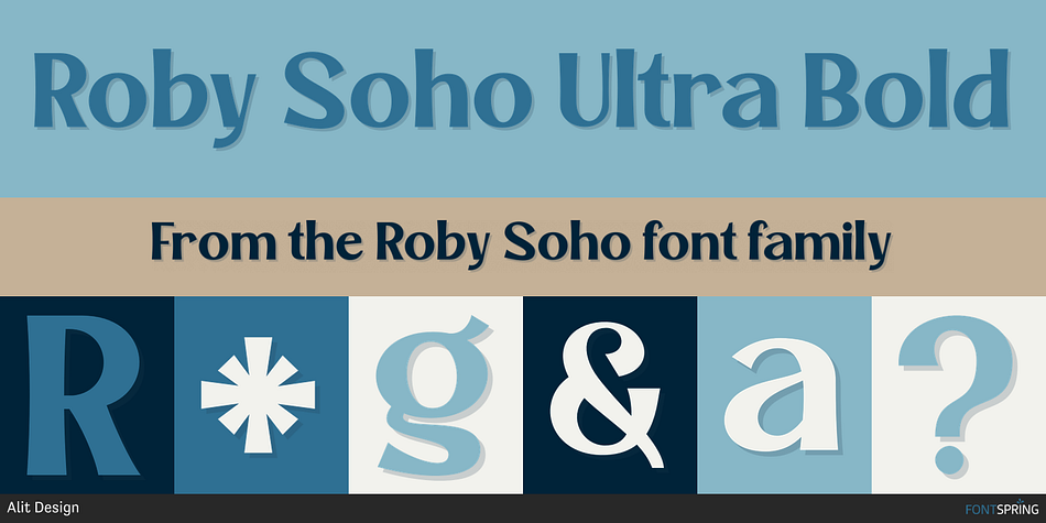 Roby Soho Ultra Bold Font