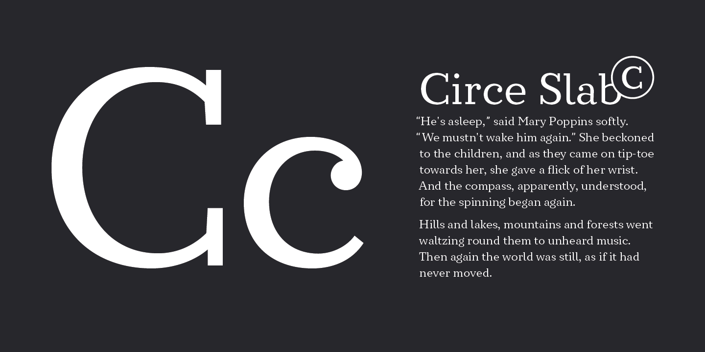 Circe Slab Font