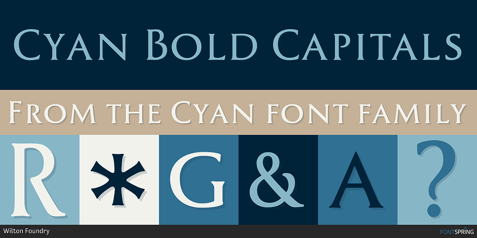 Cyan Font