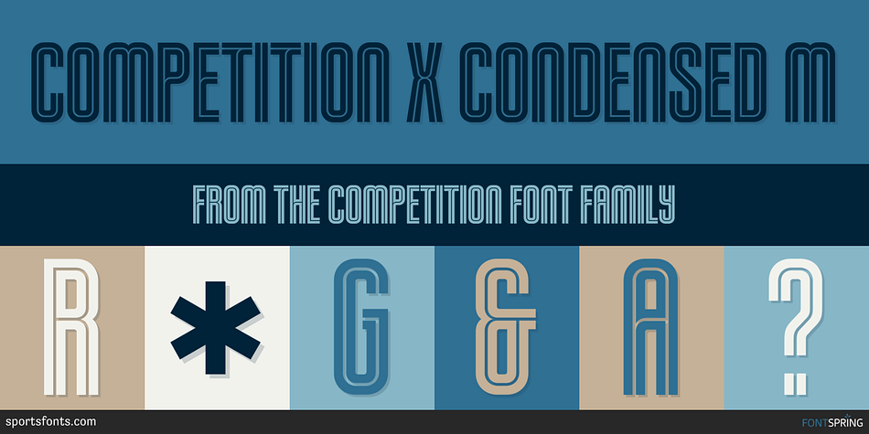 Competition X Condensed M Font