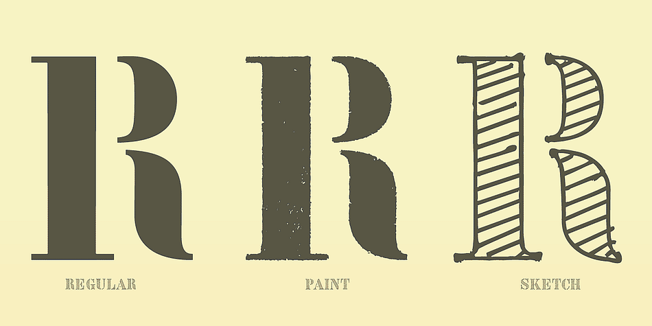 Vtg Stencil Germany No.1 Font