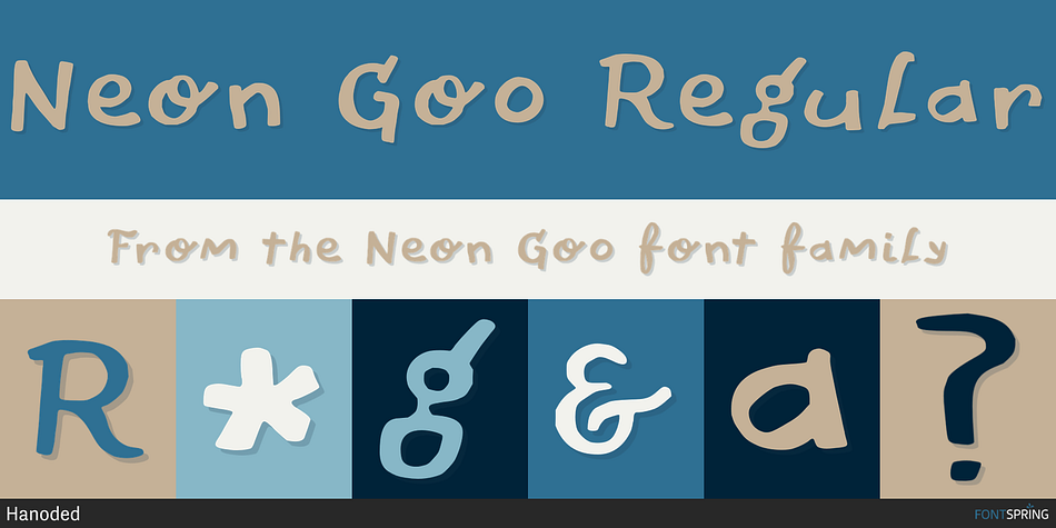 Neon Goo Regular Font