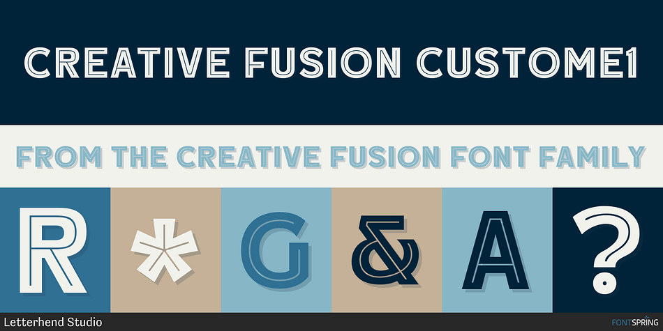 Creative Fusion Custome1 Font