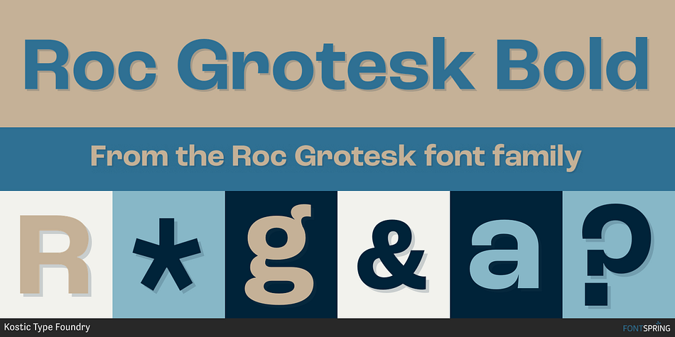 Roc Grotesk Normal Font
