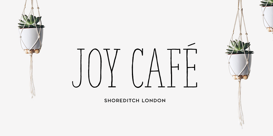 The Serif Hand Font