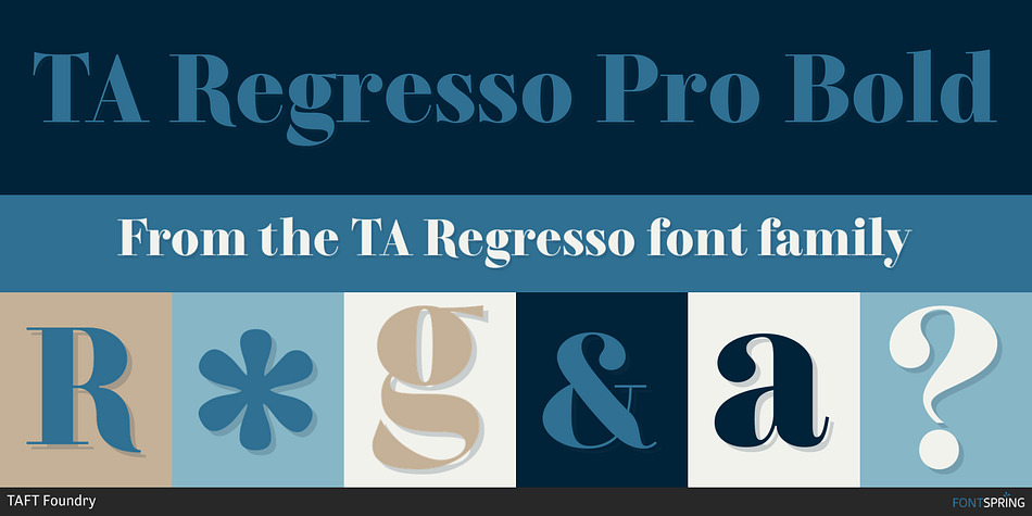 TA Regresso Pro Bold Font