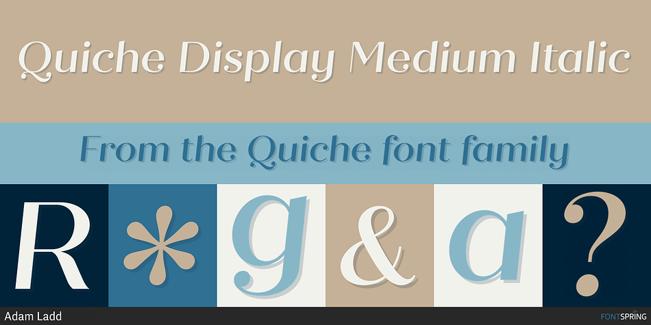 Quiche Display Font