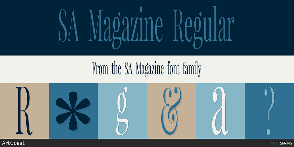 SA Magazine Regular Font