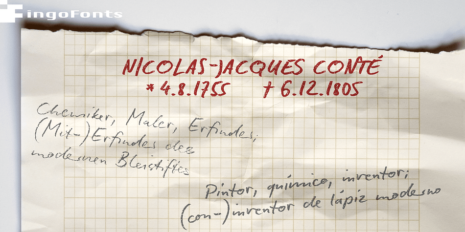 Conté Script Plus Font