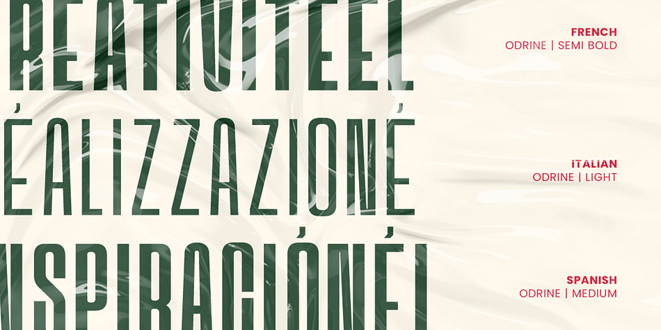 Odrine Font