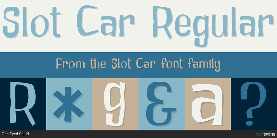 Slot Car Regular Font