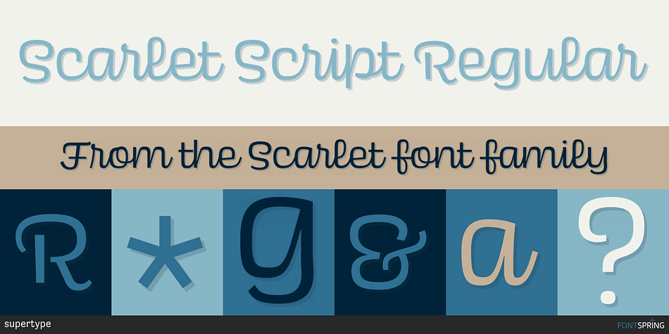 Scarlet Script Font
